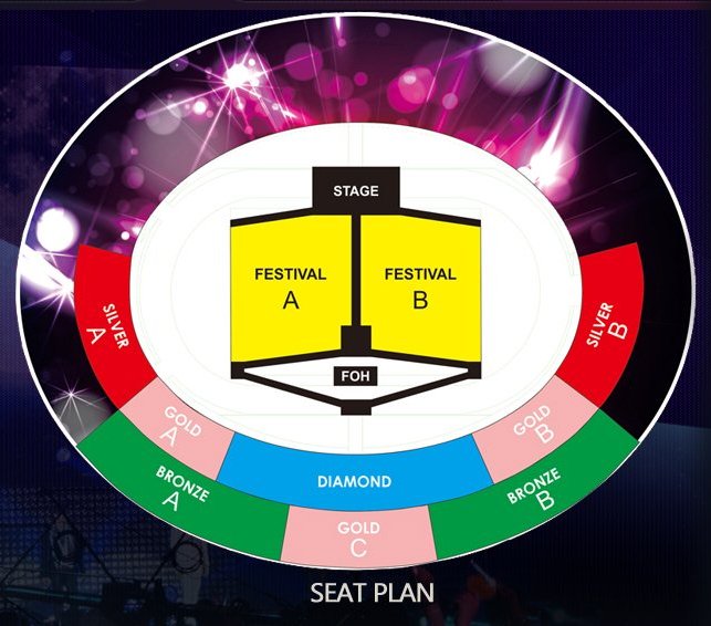 KBS MusicBank World Tour - Seat Arrangement Plan - Singaporean ...
